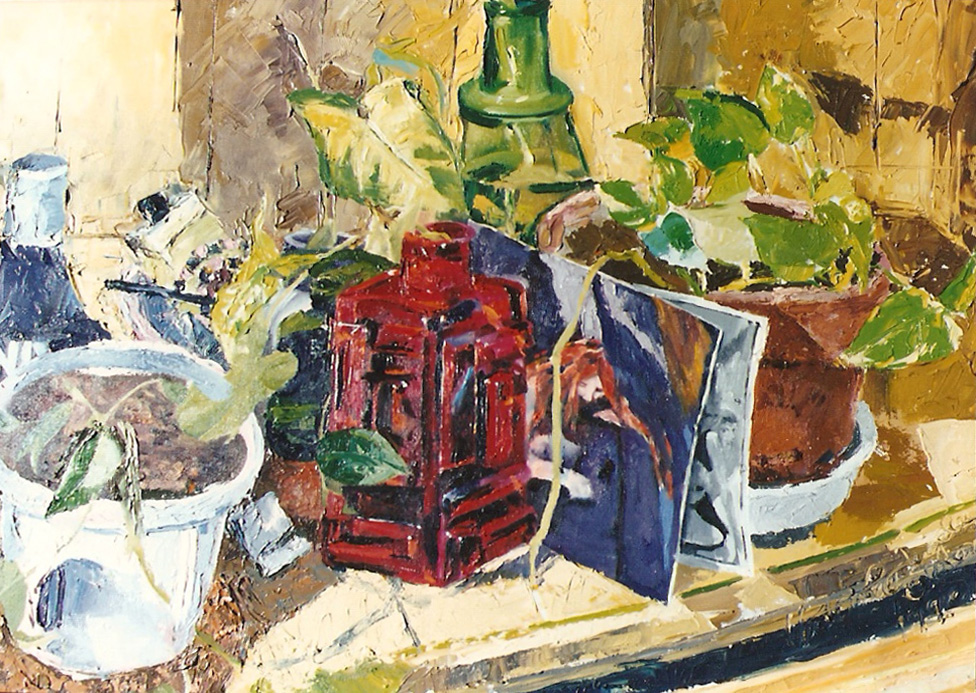 Things on the Table 1993 – Victoria Olson Art – Watercolor, Egg Tempera ...