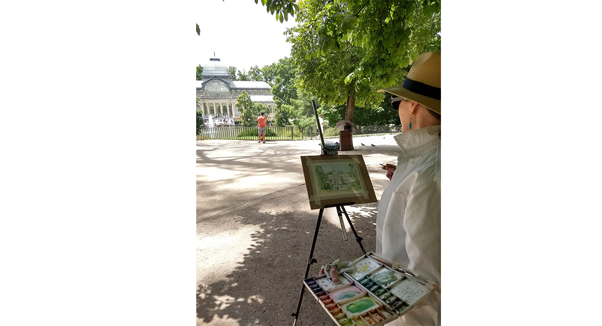 Plein Air Painting at Palacio de Cristal in August 2023 – Victoria ...