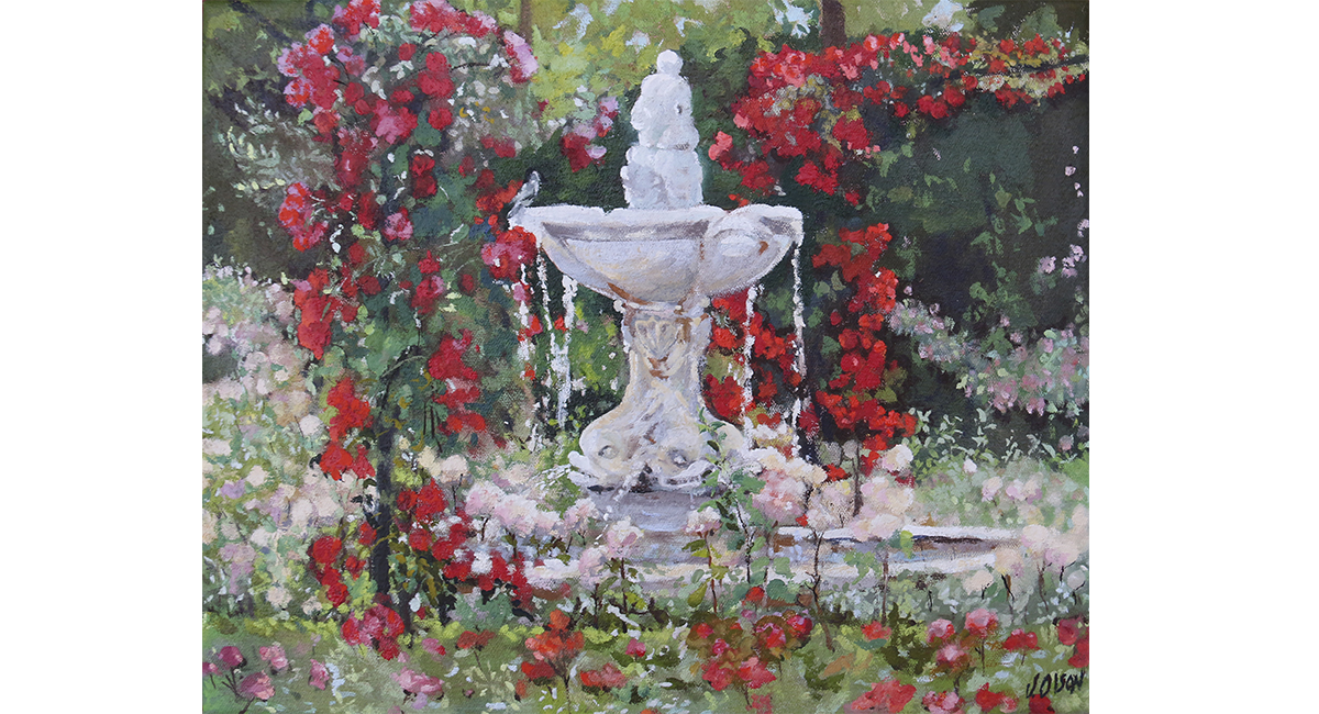 Fuente del Fauno (Oil Painting) – Victoria Olson Art – Watercolor, Egg ...